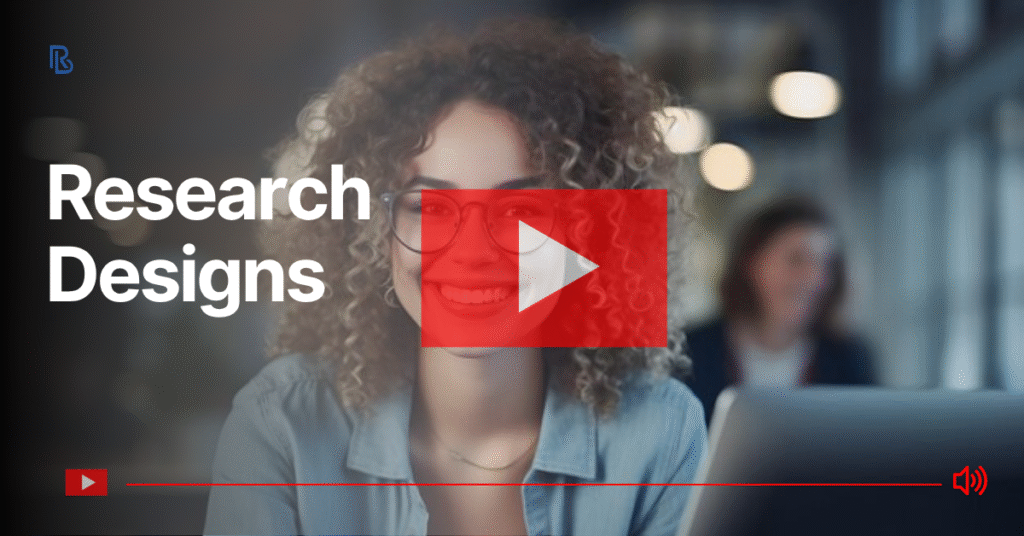 Research design – Research beginner